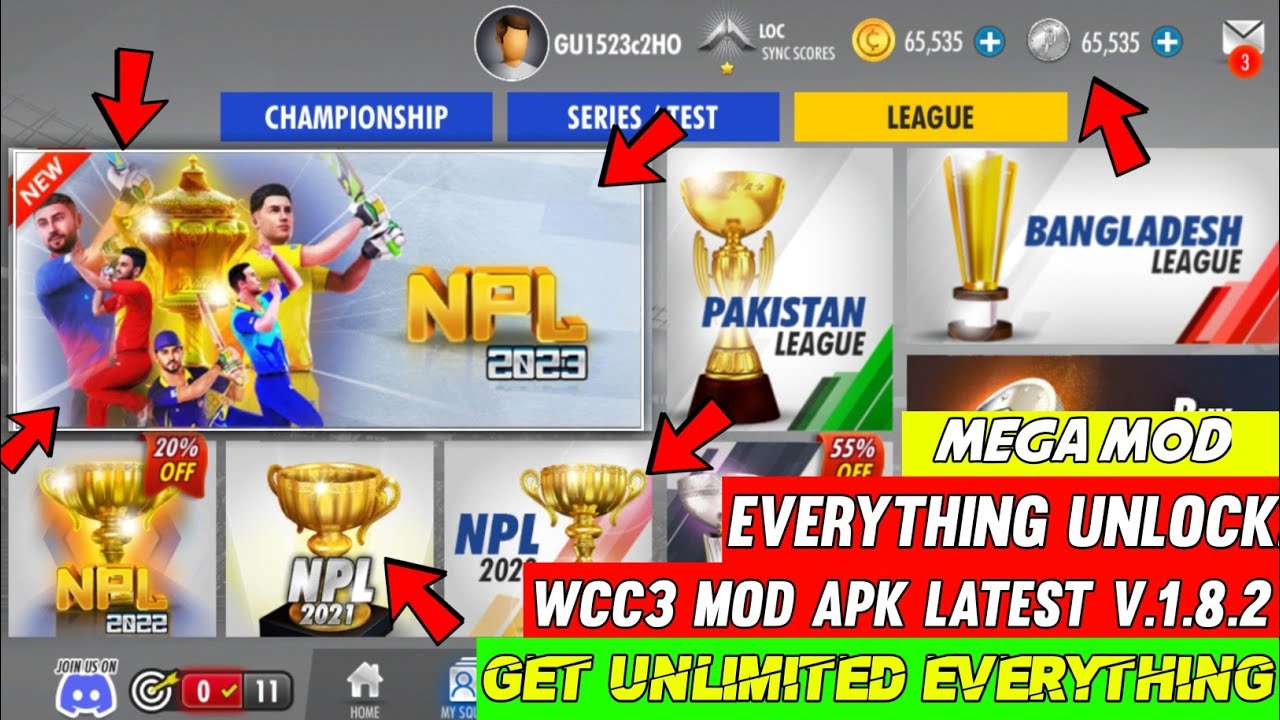 WCC3 Mod Apk Letest Version 1.8.2 Unlock Everything | Get Unlimited ...