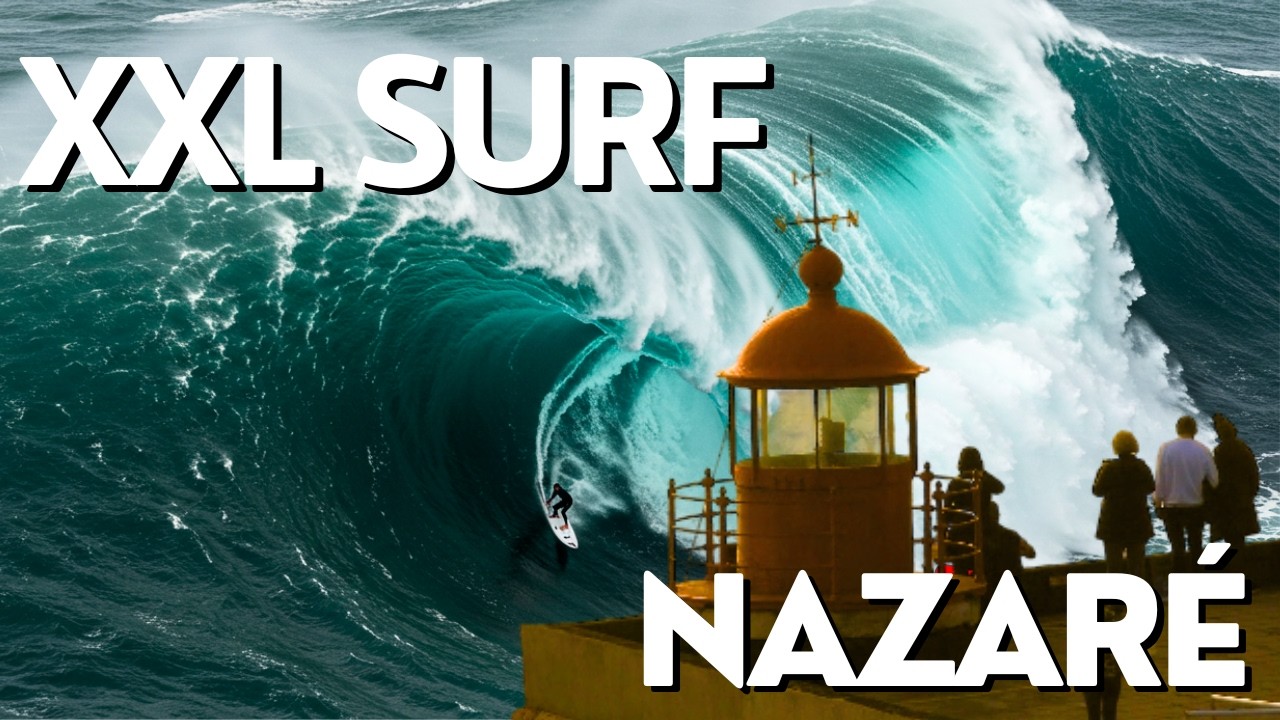 INSANE Nazaré Giant Waves! Big Wave Surfing at Its Best 🌊🏄‍♂️ - YouTube
