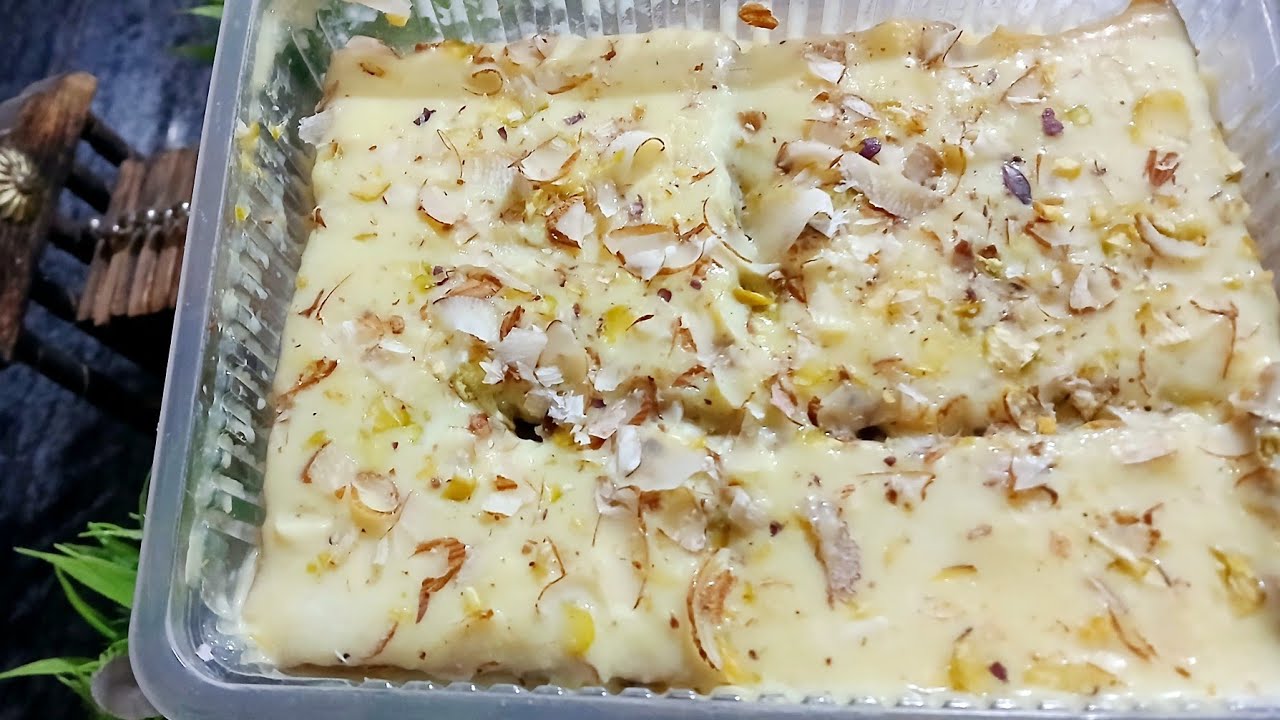 Summer special instant dessert | Easy to make toast custard pudding ...