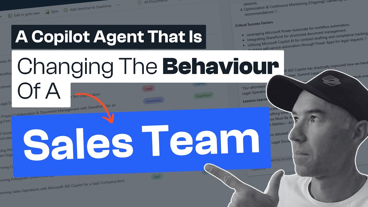 How a SharePoint Copilot Agent Transformed This Sales Team - YouTube
