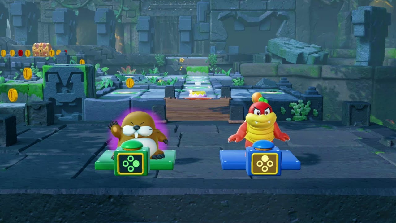 Super Mario Party | Diddy Kong - Pom Pom vs Monty Mole - Peach #165 ...