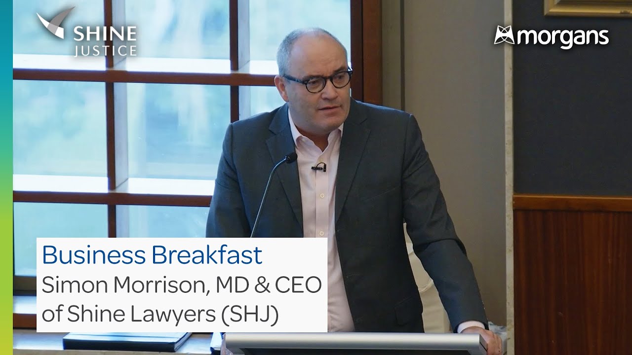 Morgans Business Breakfast: Simon Morrison, Managing Director & CEO of ...