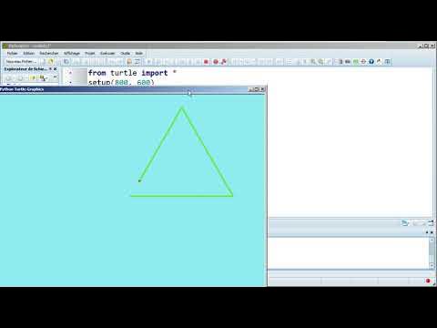 Tutoriel Python "turtle" (3 rectangles) - YouTube