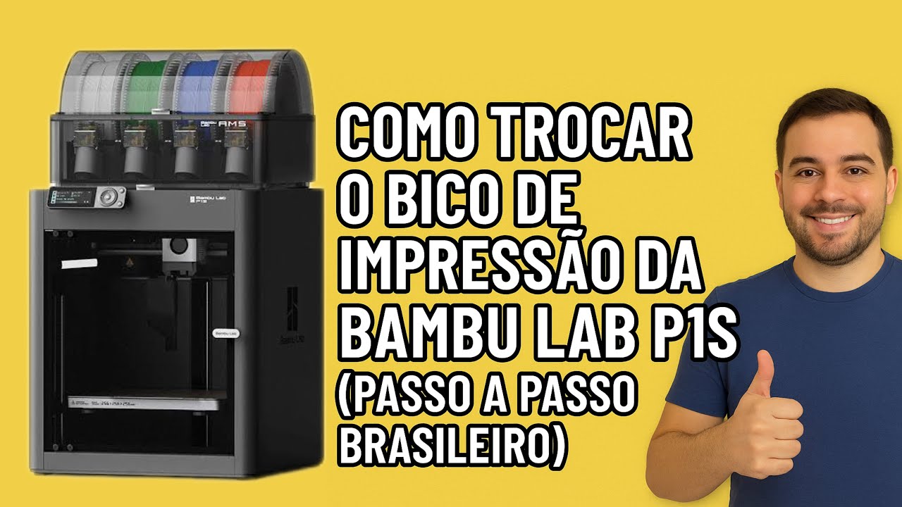 Como Trocar o Bico da Bambu Lab P1S (Passo a Passo Completo!) - YouTube