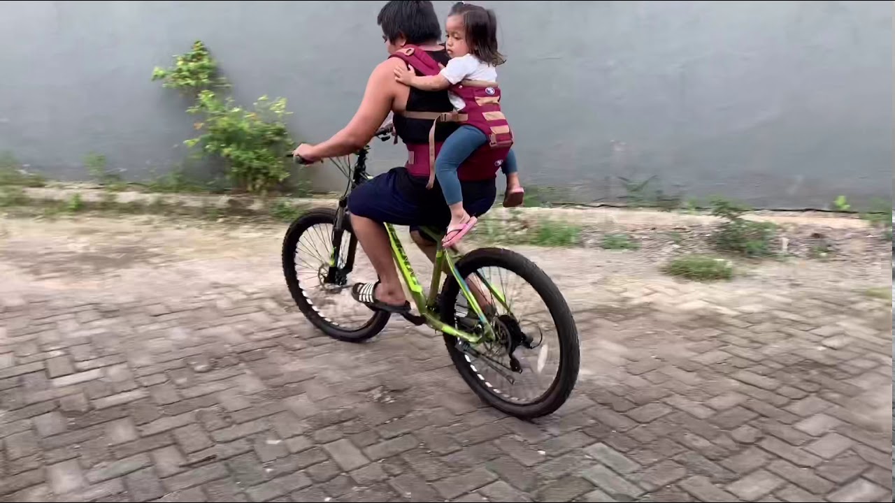 #vlog6 {INSPIRASI} Bagaimana bawa Bayi dibawah 2 tahun naik sepeda mtb ...