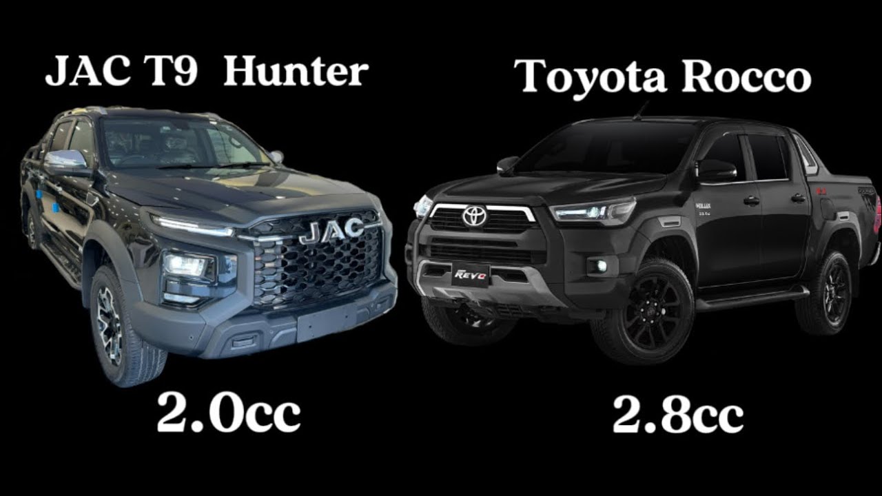 JAC T9 Hunter Vs Toyota Hilux Rocco | Comparison | Which is Better? # ...