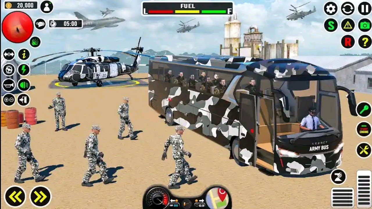 Army Bus Driver US Soldier Transport Duty 2023 - Best Android GamePlay ...