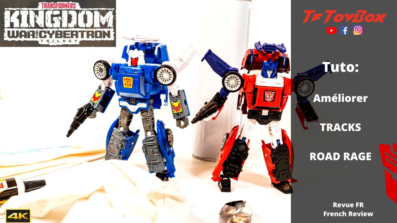 Transformers TUTO #02 - Kingdom TRACKS et ROAD RAGE - améliorer les ...