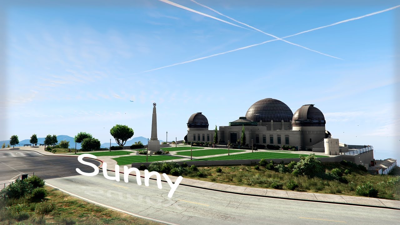 24H | GTA V - Galileo Observatory | Sunny - YouTube
