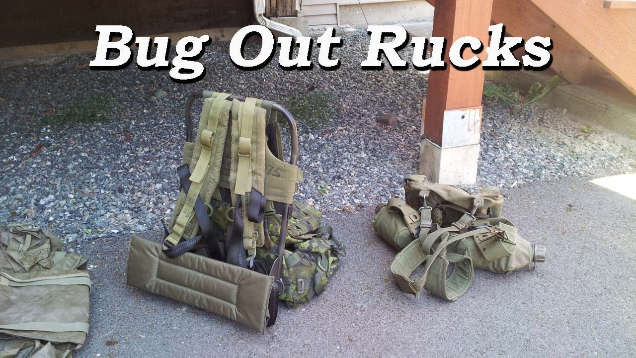Bug Out Rucks, Alice & '64 Pattern Canadian Rucksacks! - YouTube