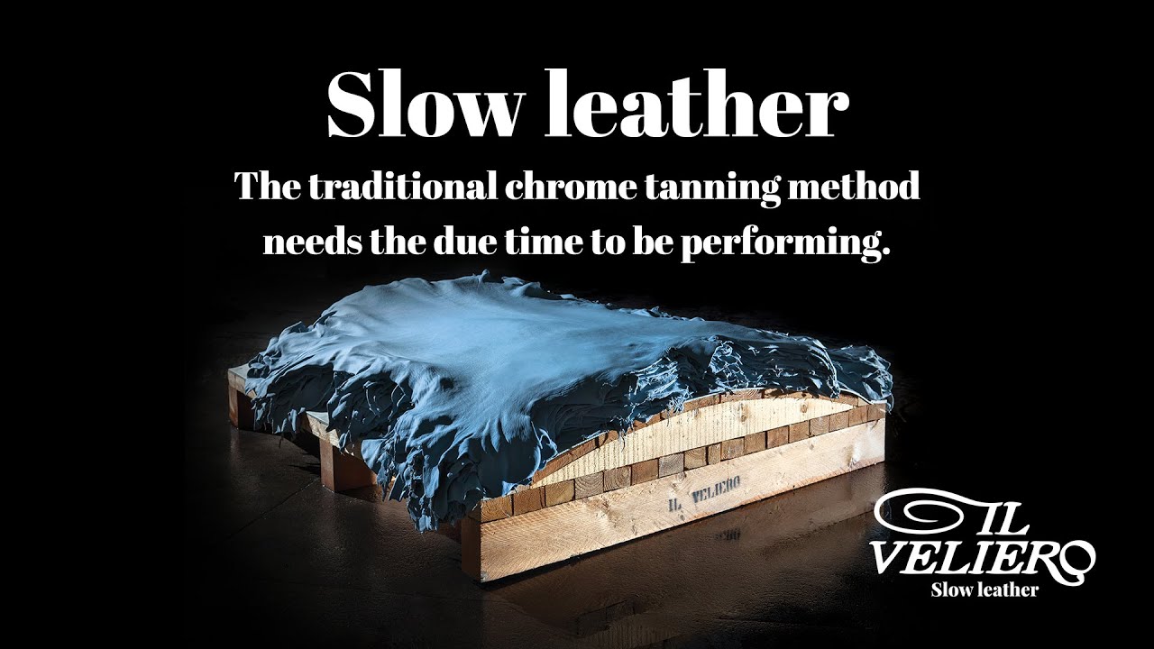 Slow Leather - The traditional chrome tanning method - YouTube