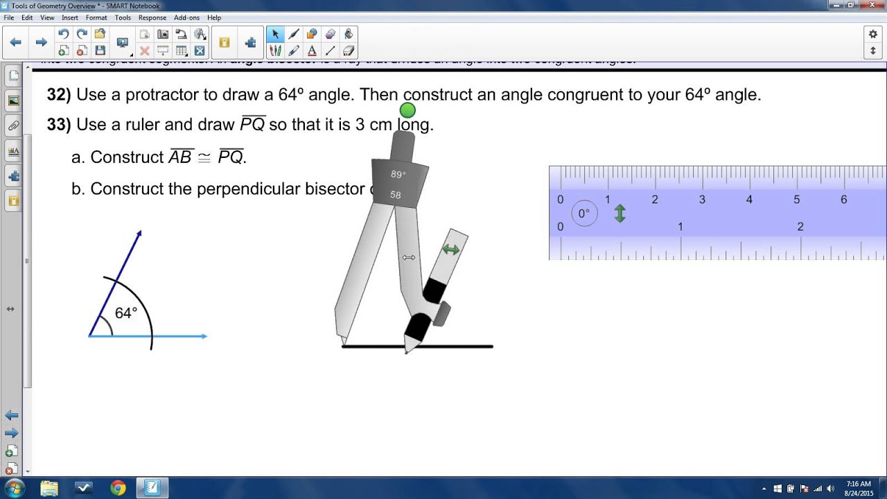 Learning Target Review (Tools of Geometry) - YouTube