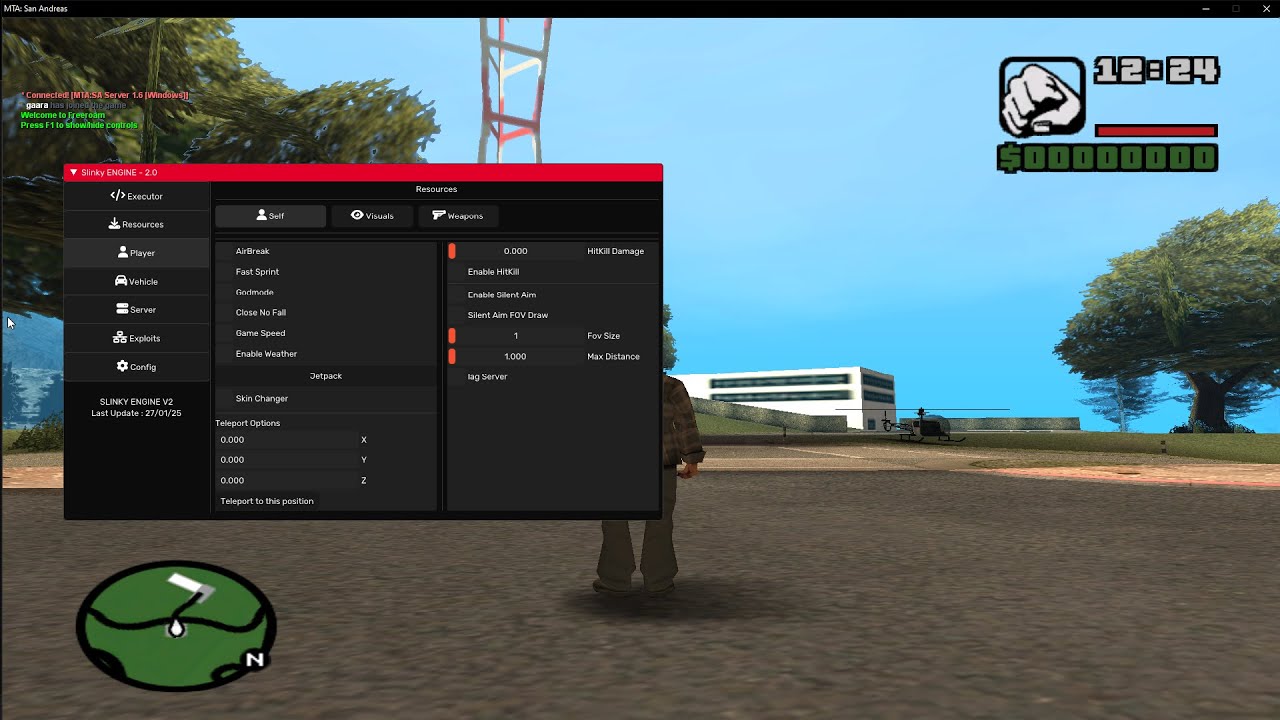 MTA:SA Free Engine - Lua Executor/Dumper/Stop Resource | Silent/Esp/CarFucker- Download Link ...