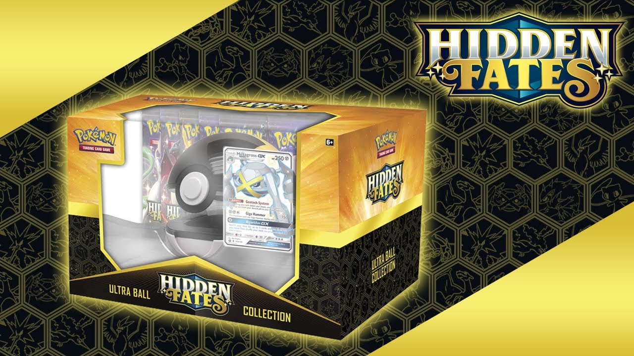 Pokemon Hidden Fates Ultra Ball Collection Box Opening w ...