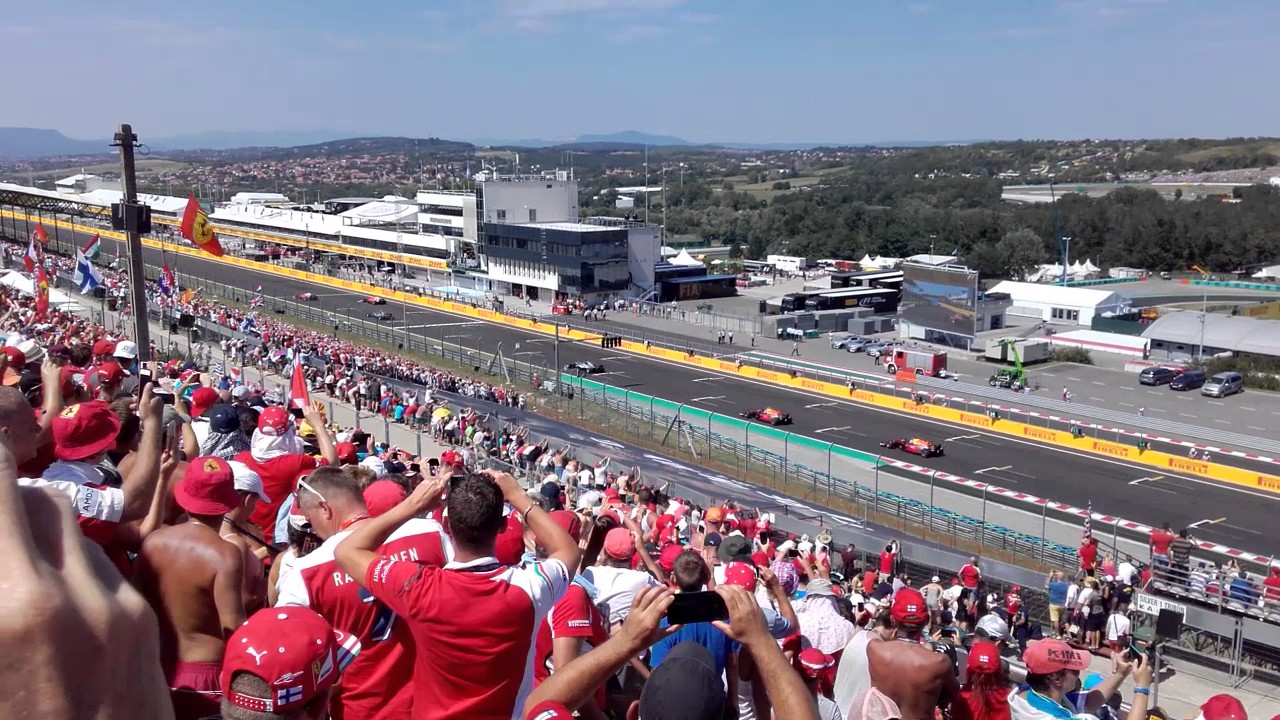 Hungaroring 2017 F1 start - YouTube