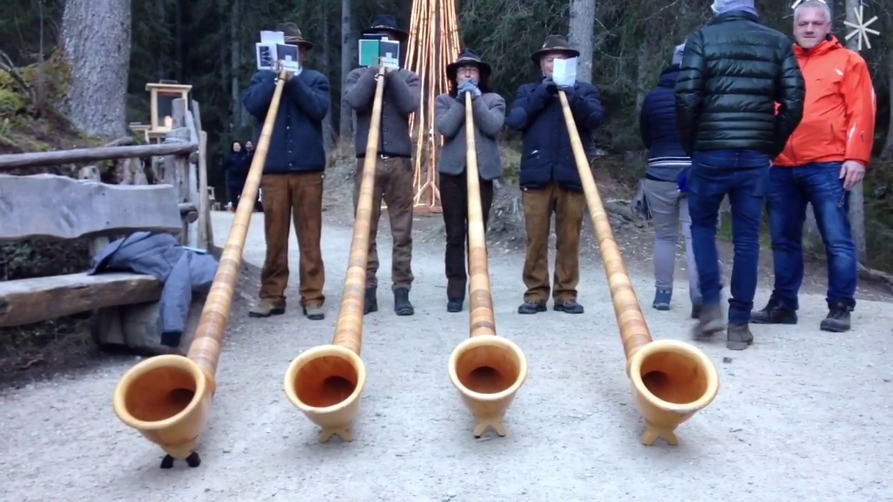 South-Tirol - Traditional music in a magical winter landscape - YouTube
