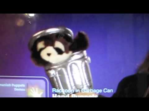 Raccoon in Garbage Can Hand Puppet How to - YouTube
