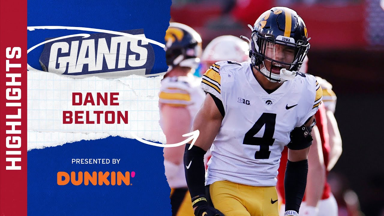 HIGHLIGHTS: Giants Draft Iowa S Dane Belton - YouTube