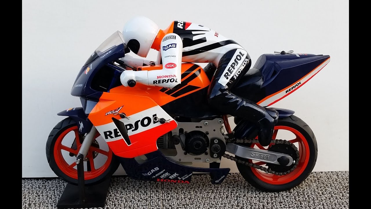RC Motorcycle REPSOL HONDA RC211V SF501GP / DeAGOSTINI 1/5scale RC BIKE ...
