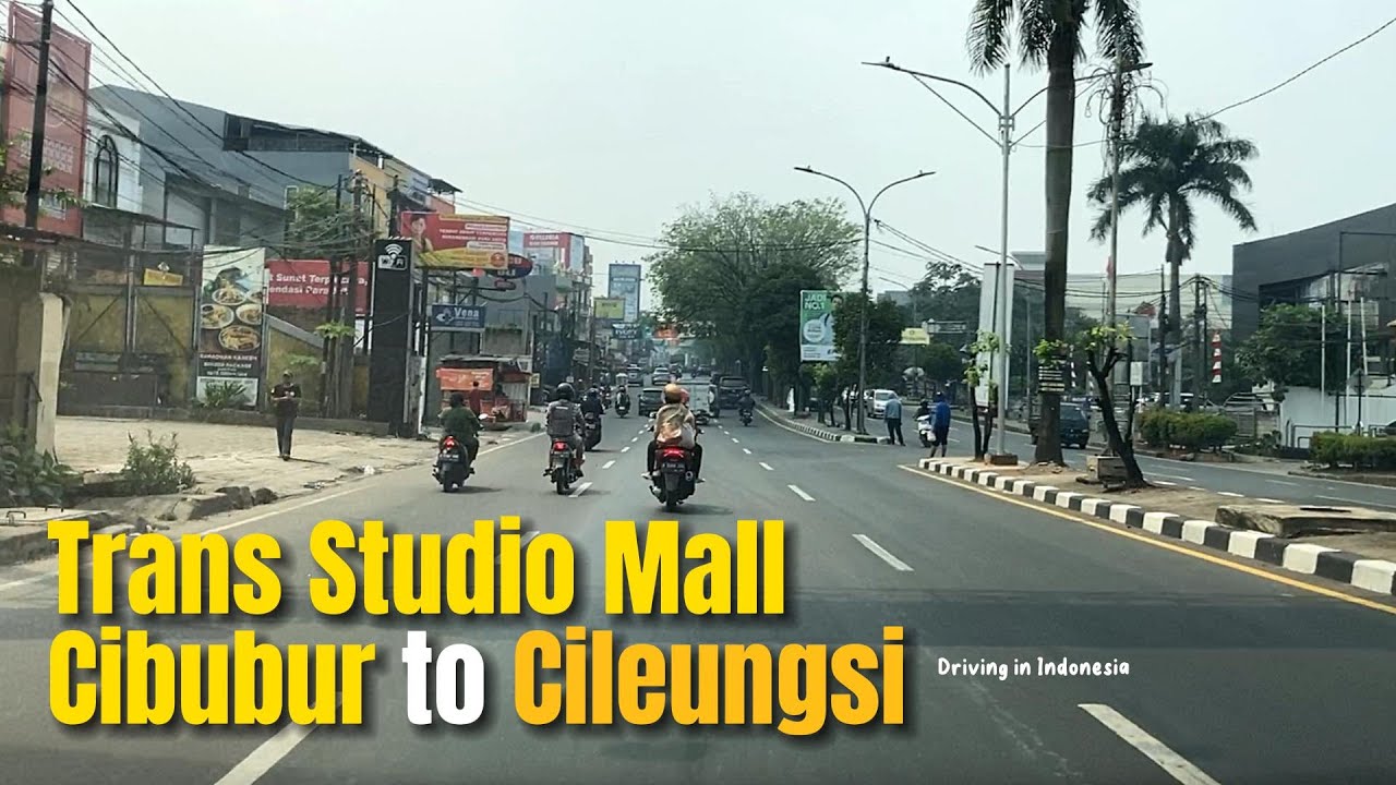 Trans Studio Mall Cibubur to Cileungsi Bogor via Transyogi Cibubur ...