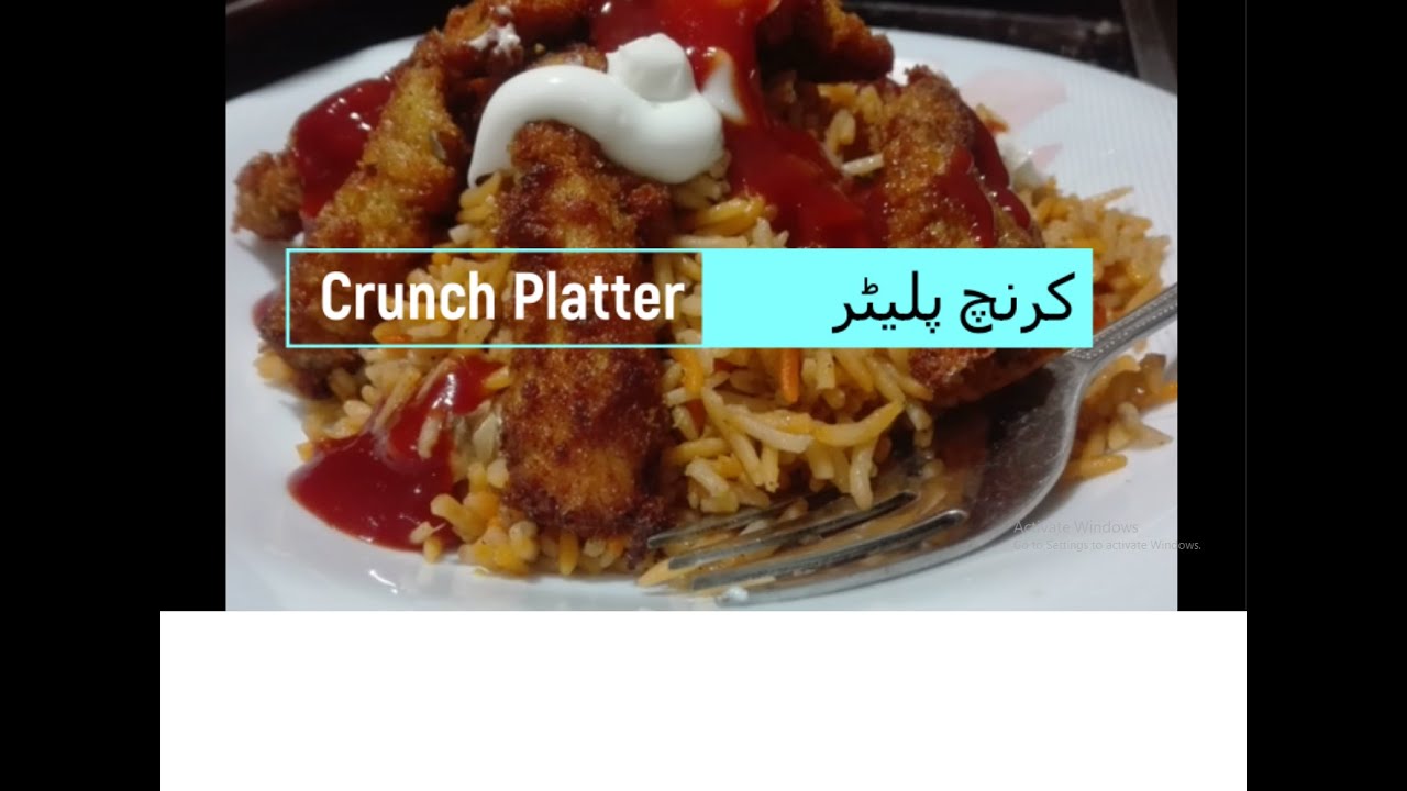 Crunch Platter کرنچ پلیٹر - YouTube