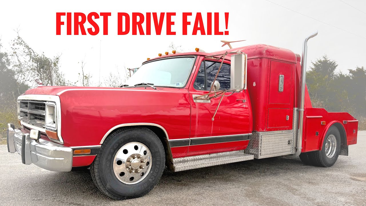 We Drove a Rare Cummins MINI SEMI Parked for 17 Years… Big Mistake ...