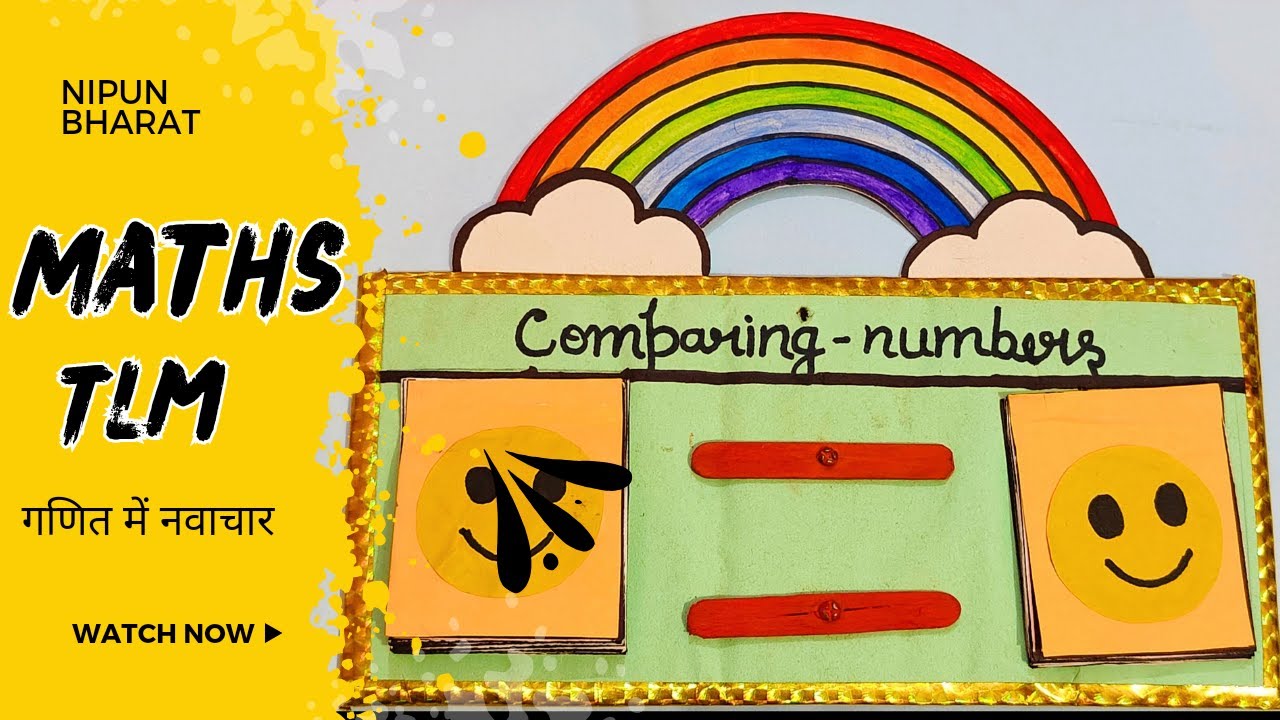 Maths TLM for Primary Schools - Greater than/Less than/Equal to | गणित ...