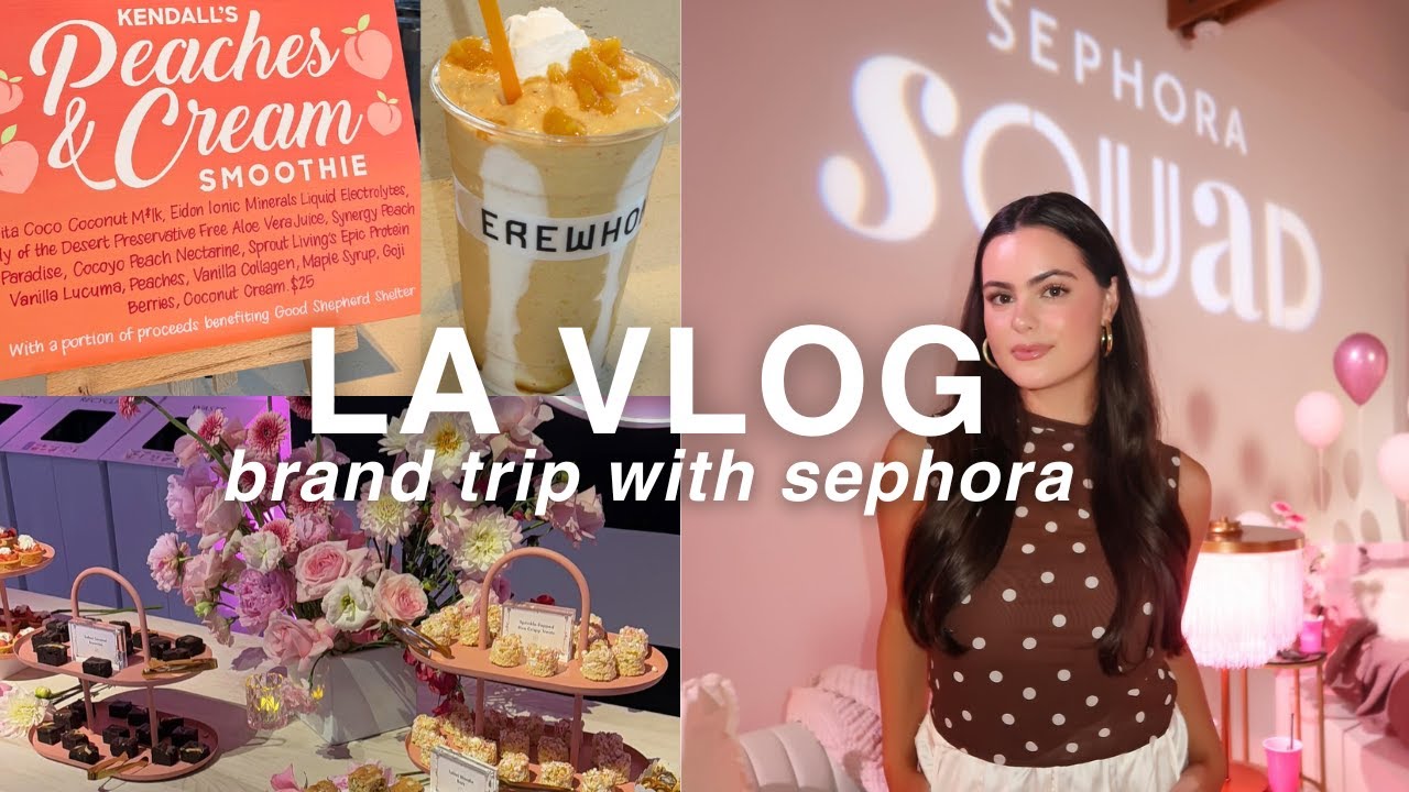 a few days in LA trying the viral erewhon kendall jenner smoothie ...
