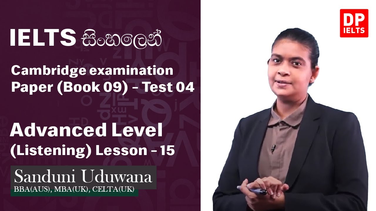 Cambridge Examination Paper Book 9 Test 4 Advance Level Listening Cambridge Examination Paper Book 9 Test 4 Advance Level Listening