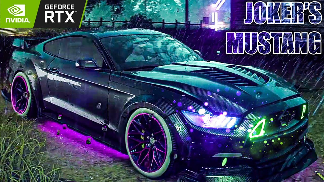 BUILDING A CUSTOM 'JOKER'S MUSTANG' | NFS HEAT ULTRA GRAPHICS NO HUD ...