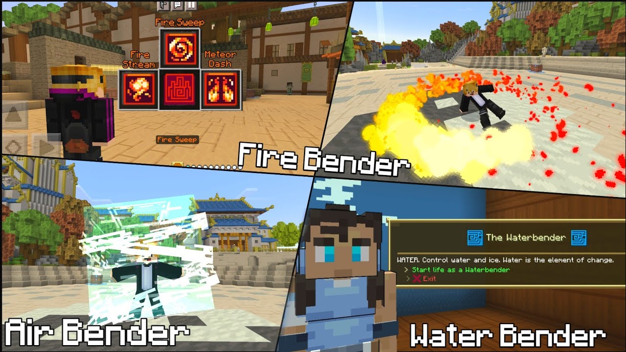 Avatar The Last Airbender Addon/Mod For Minecraft PE! | Avatar Legends ...