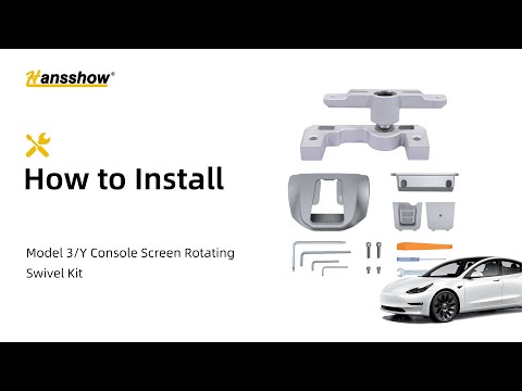 Easy Install: How to Set Up Your Tesla Model 3/Y's Swivel Screen Mount ...