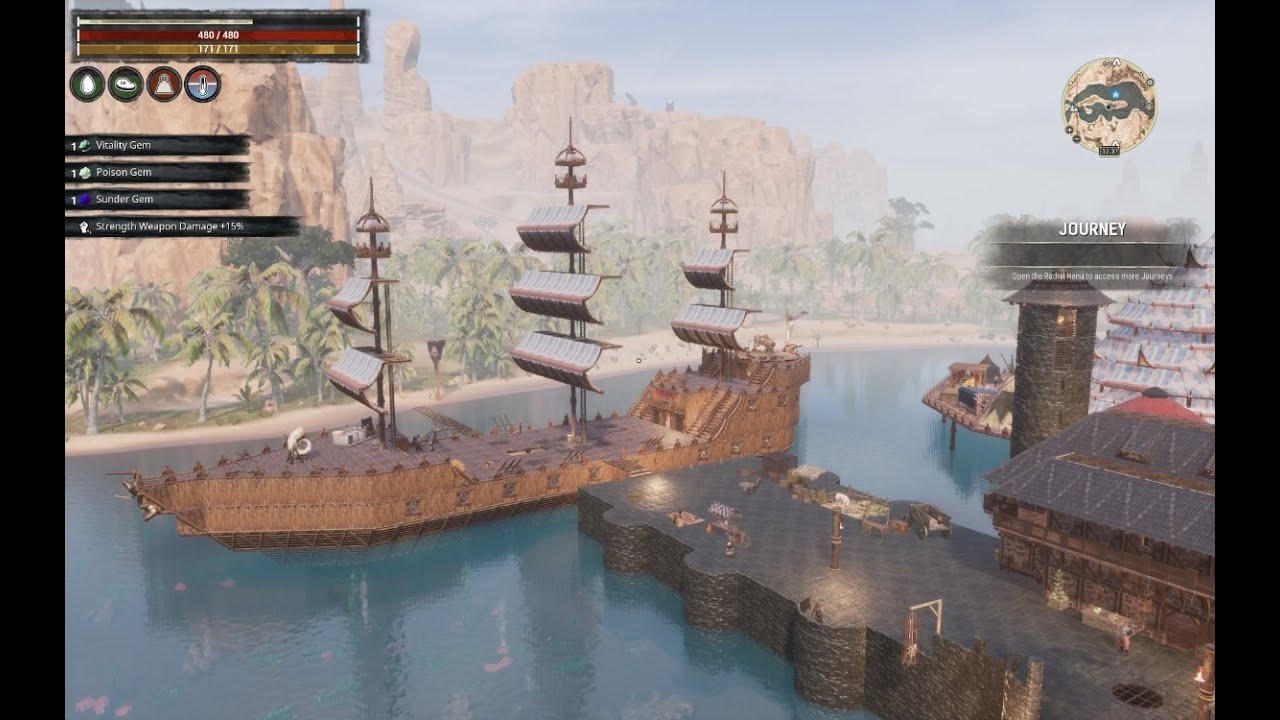 Conan Exiles: Pirate Port & Serpent Lair - YouTube