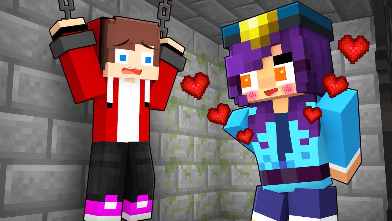 APHMAU POLICE Officer Fell in LOVE with JJ in PRISON - Maizen Minecraft ...