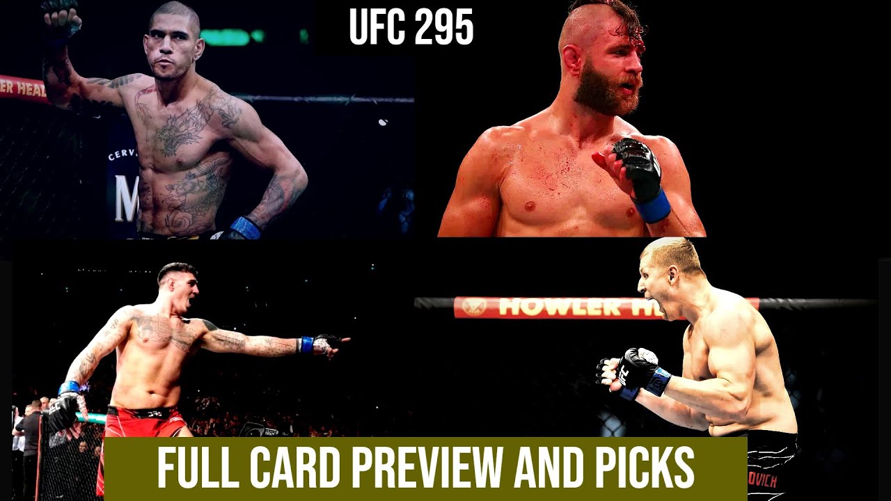 UFC 295: Jiri Prochazka vs Alex Pereira: Full card preview| #ufc295 ...