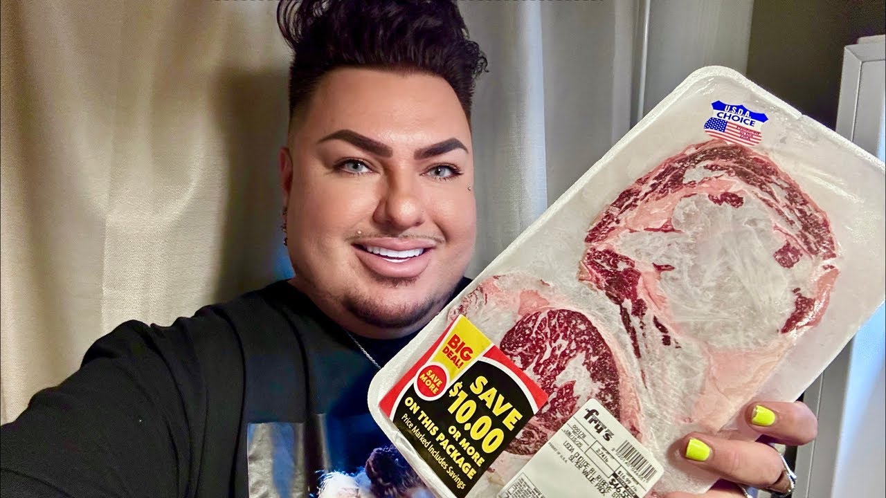 Cookin Up Some Juicy Fat Ribeye Steaks for Dinner - YouTube