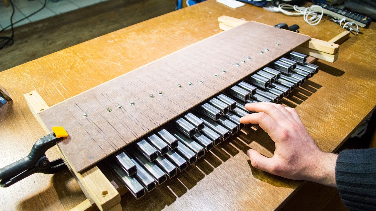 Homemade Musical Instrument From Tubes (Not finished) - YouTube
