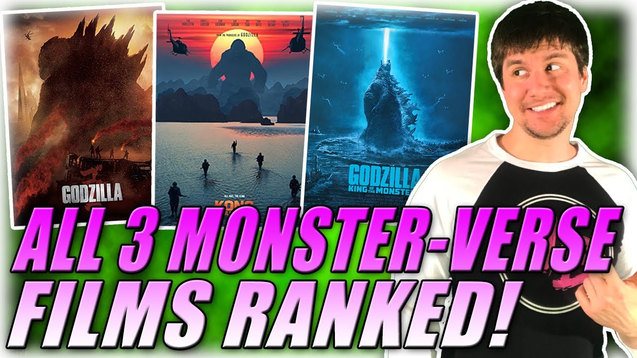All 3 MonsterVerse Movies Ranked WORST to BEST! - YouTube