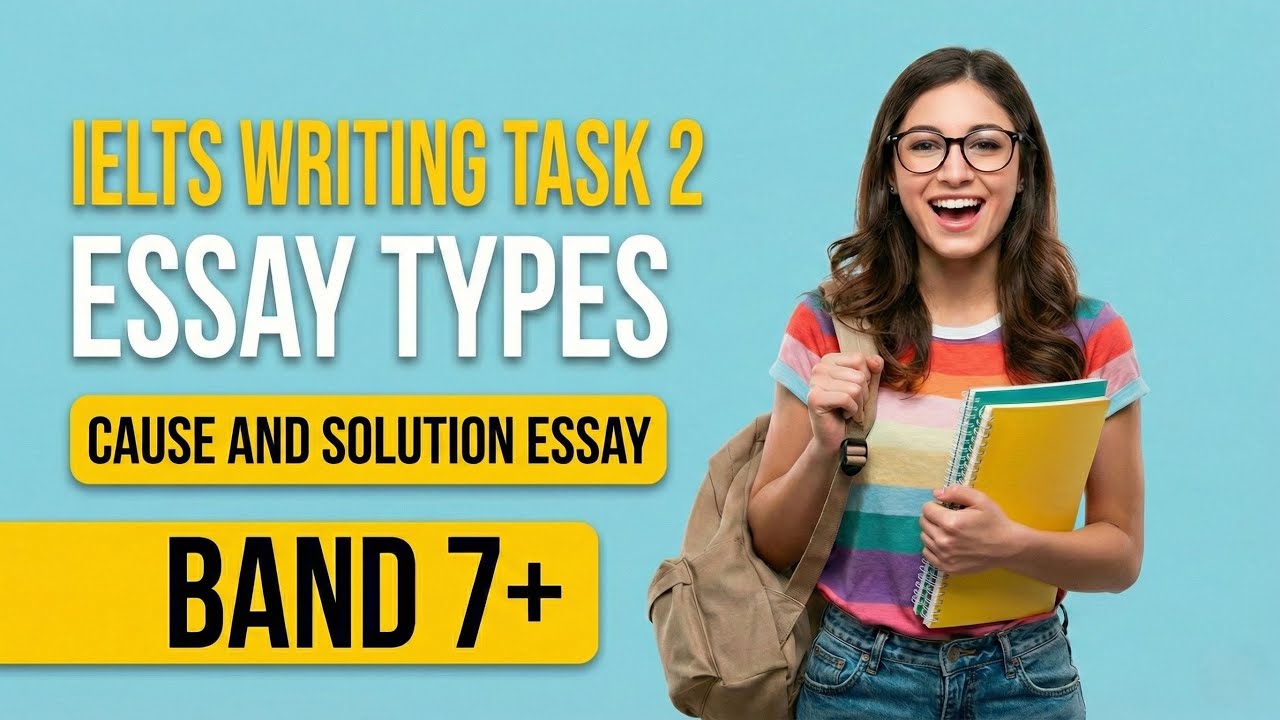 Cause and Solution Essay Template | IELTS Task 2 Band 7+ 2026 - YouTube