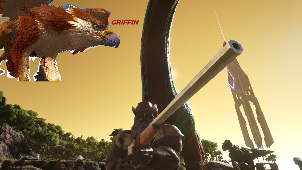 ARK(t10 - map Ragnarok): tôi thuần hóa được GRIFFIN, rồi dùng nó đi bắt ...