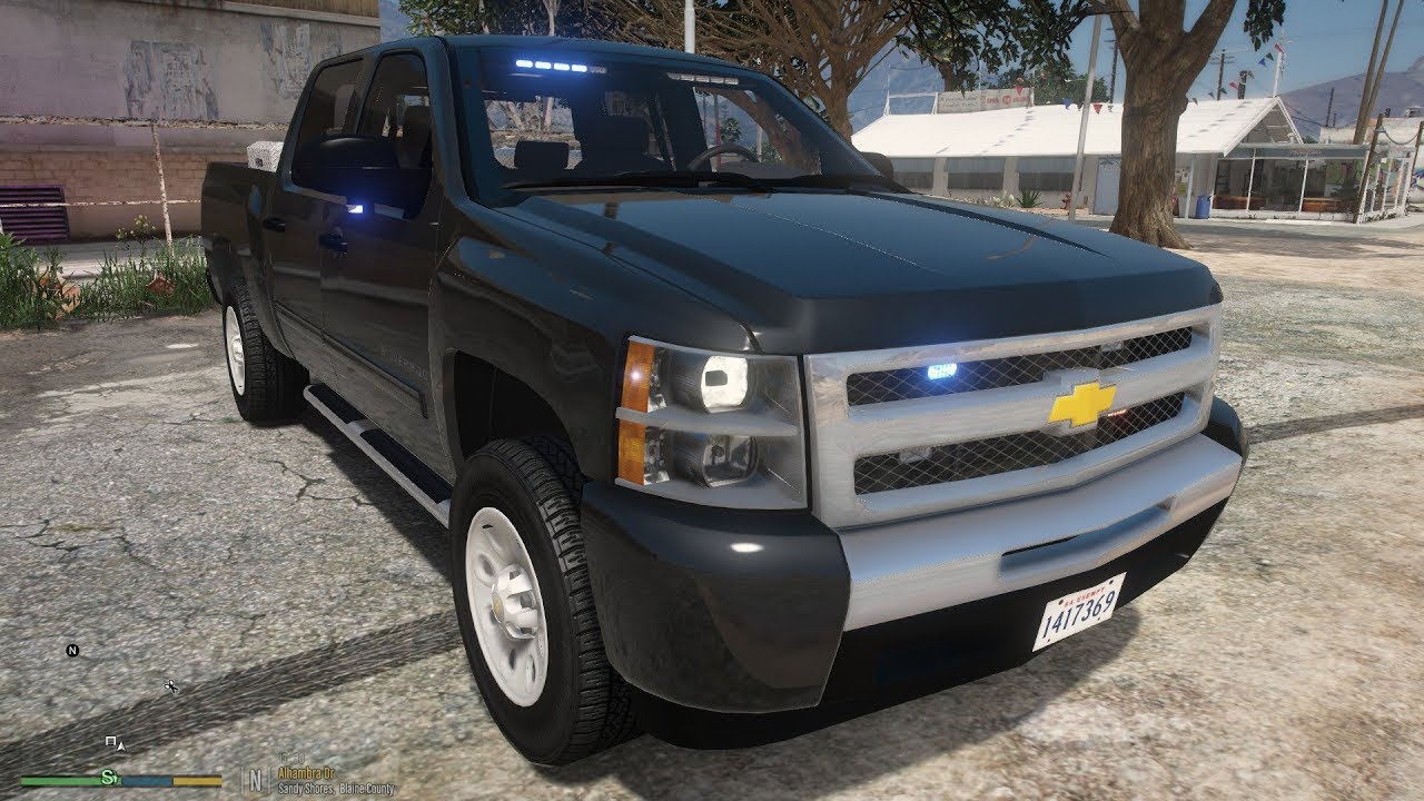 GTA 5 Live PD - Unmarked Chevy Silverado - Blaine County Sheriff ...