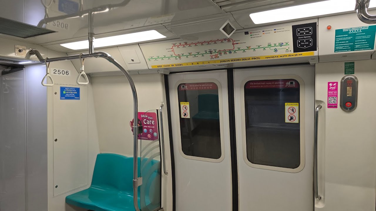 [Late Chime Next Station] SMRT Changi Airport Line KSF C151A Set 505/ ...