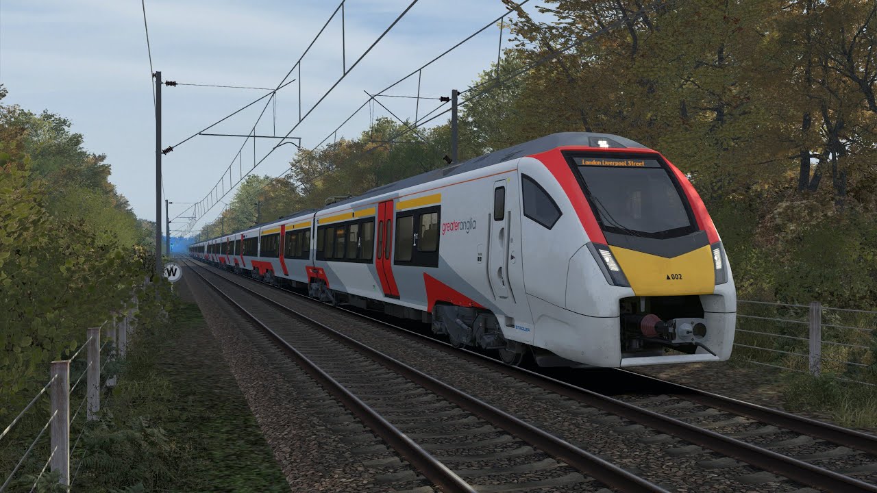 Train Simulator ¦ Ipswich - London Liverpool Street ¦ Class 745 - YouTube