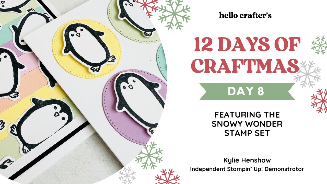 Hello Crafter's 12 Days of Craftmas: Day 8 - Colourful Penguin Cards ...