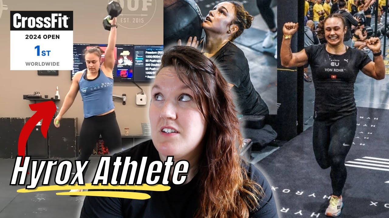 Hyrox Athlete DESTROYS Crossfit Games Open Workout 24.1 - YouTube