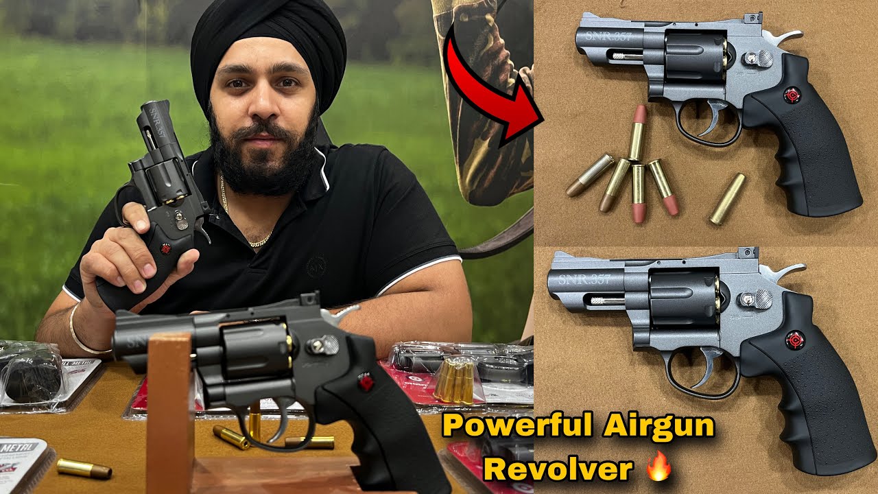 Most Powerful Air Gun Revolver 🔥 | Crossman Air revolver | Cheapest Air ...