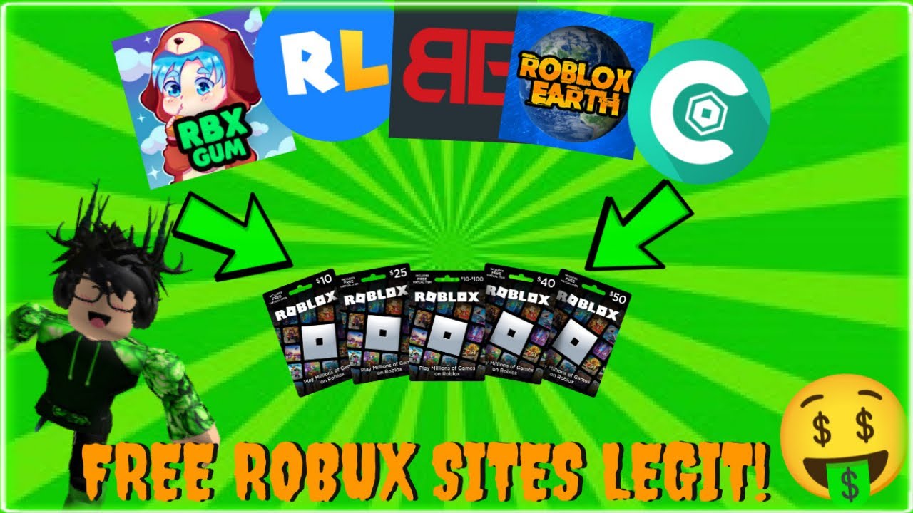 [FREE ROBUX] TOP 5 LEGIT FREE ROBUX SITES 2022!! - YouTube