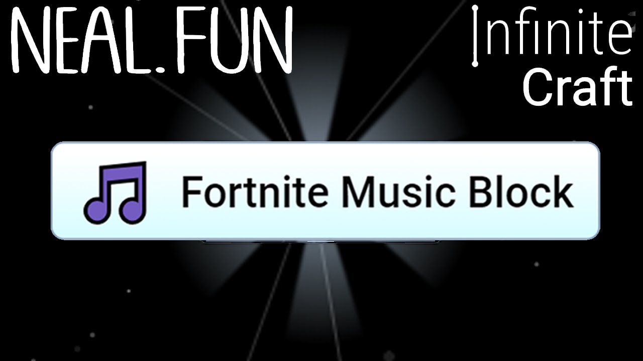 How to Make Fortnite Music Block in Infinite Craft | Get Fortnite Music ...