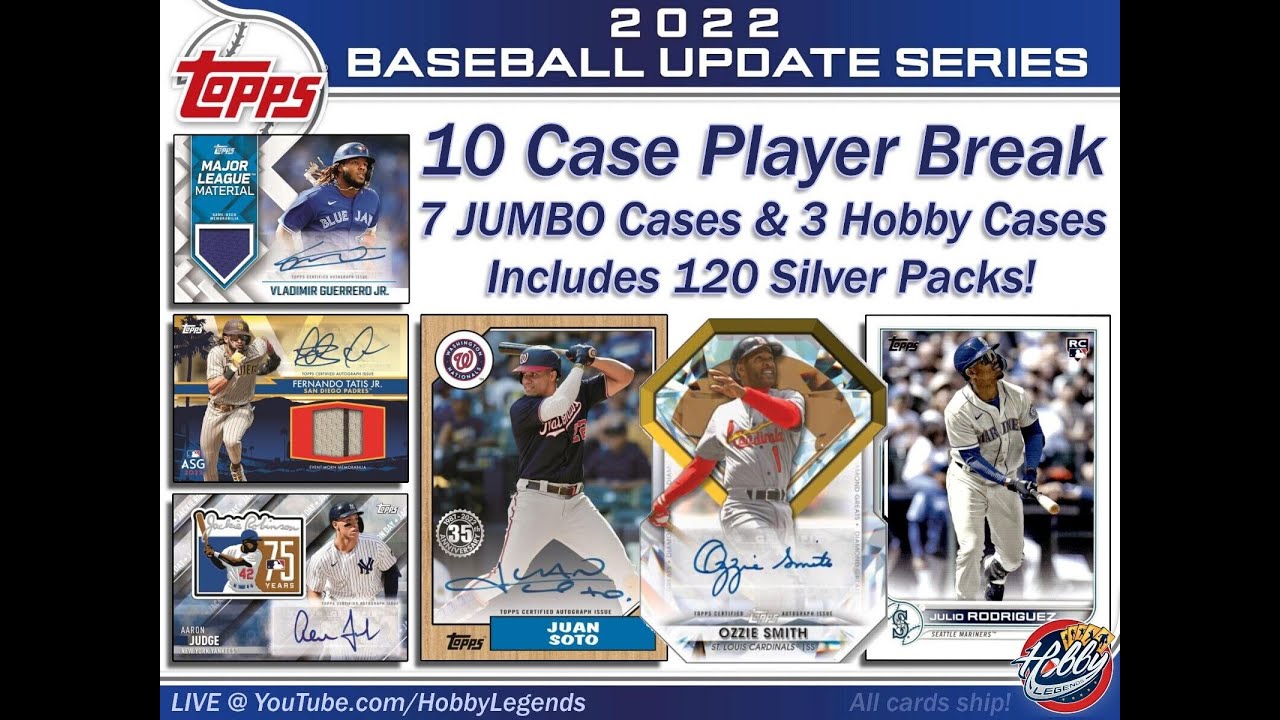 CASE #9 of 10 (JUMBO) - 2022 Topps UPDATE 10 Case (78 Box) PLAYER Break 09/20/23 - YouTube