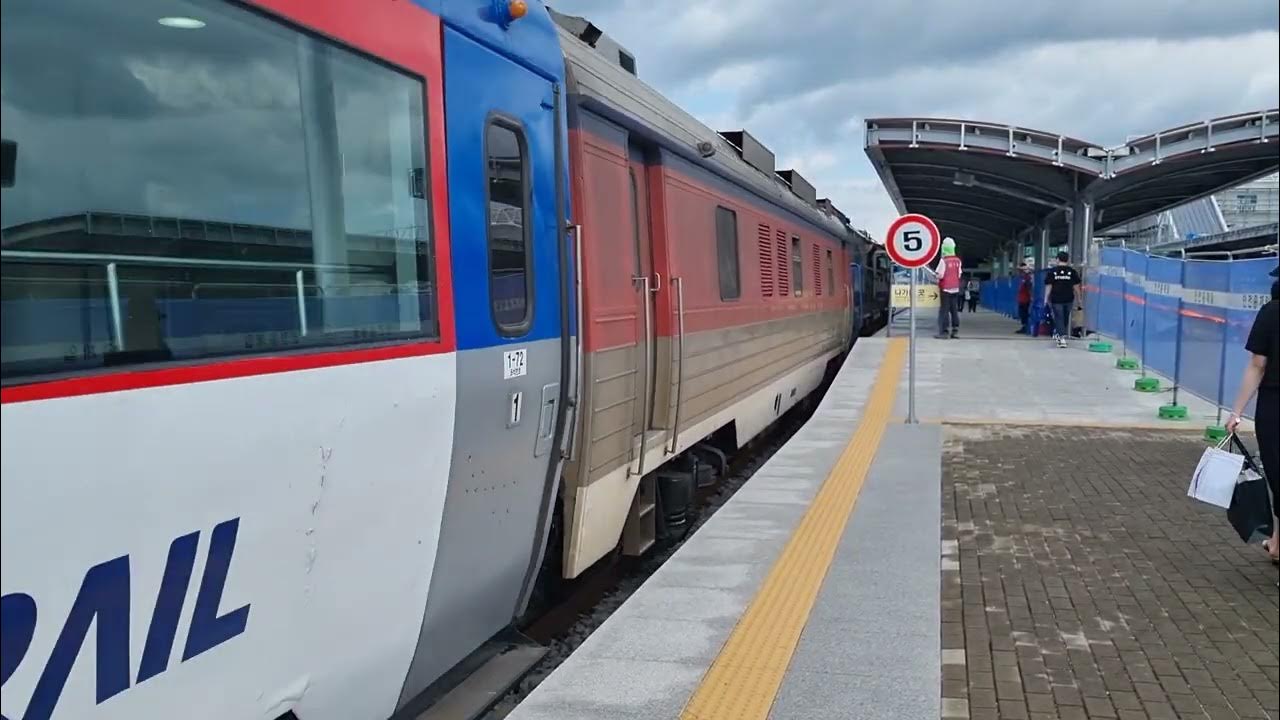 의성역, 중앙선 부전발 청량리행 무궁화호 제1602열차 출발영상. - YouTube